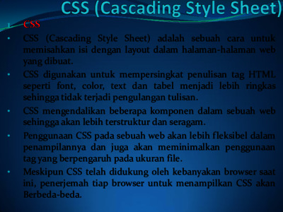 Pertemuan 9 (pengenalan Css) - Repository
